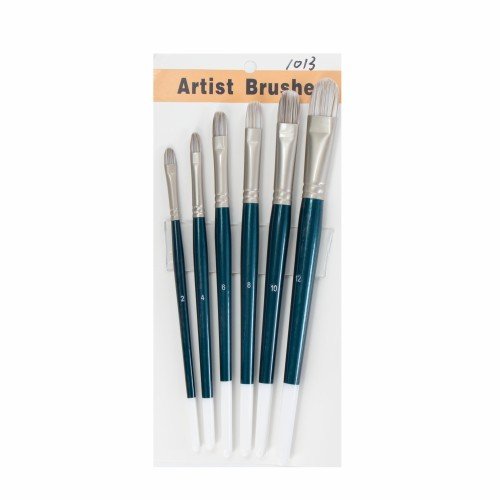 White And Brown Double Color 150mm Art Paint Brush Set