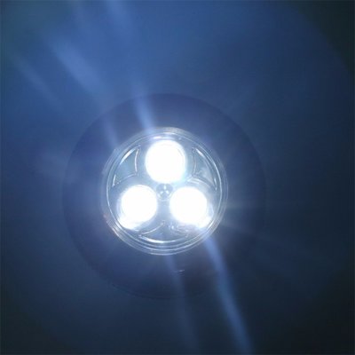 3 LED Battery Operated Stick-On Touch Light LED Tap Light