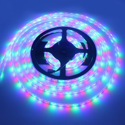 12V 24W SMD 3528 300Led 5M Waterproof Addressable RGB Led Strip Light