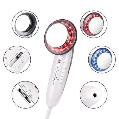 Portable 6in1 Vibration Beauty Device Ultrasound Cavitation EMS Body Slimming Massager supplier
