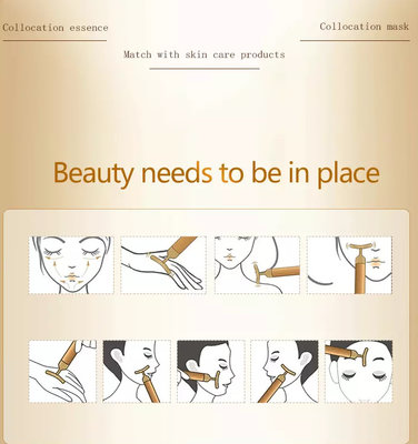 Electric Massager Face Lifting Slimming Beauty Bar Massage Instrument shock Facial Massager V face instrument supplier