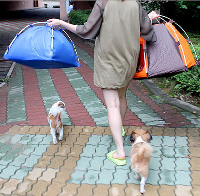 Outdoor sun protection small and medium-sized dog pet nest, special kennel cat litter puppy tent wholesale, spot supplier