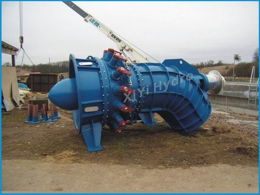 200KW Pico Tubular Turbine Generator / Small Hydro Power Plant Generation Machine