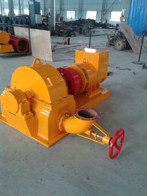 Residential Pelton Water Turbine / Horizontal Pelton Turbine Power Generation Machine