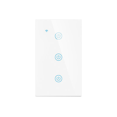 Glass Panel 118mm 100VAC 50Hz Smart WiFi Wall Switch