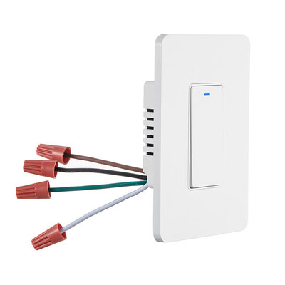 Push Button 128mm 240V 10A Smart WiFi Wall Switch