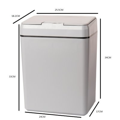 Touch Less ISO9001 0.85KG Induction Trash Can