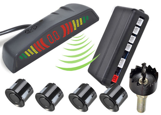 Automotive Wireless Parking Sensor System , Digital Alarm Reminding Front And Back Parking Sensors