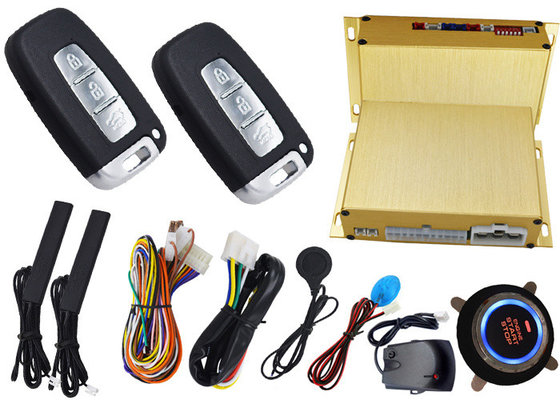 Keyless Entry Car Engine Start Stop System Ignition Start Stop Button Alarm Protection