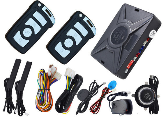 Start Button Smart Car Alarm System Smart Key Car Burglarproof Device