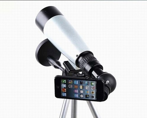 Aluminium 45X  70MM Spotting Scope Phone Mount For Newspaper Man