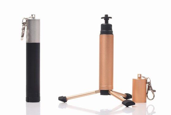 Durable Telescopic Stand Tripod For Self Portrait , Smartphone Camera Accessories