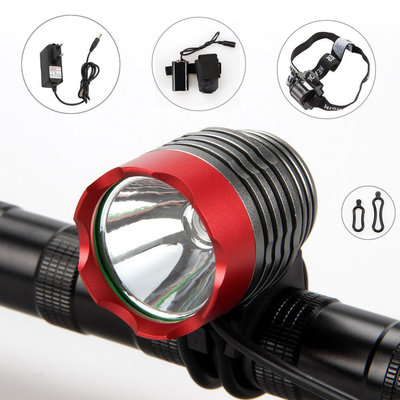 AC100 ~ 240V 2000 Lumen CREE XM-L T6 LED Bike Front  Light / Bicycle Headlamps