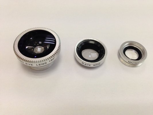 Colorful Micro Smartphone Camera Lens Kit , Cell Phone Accessories