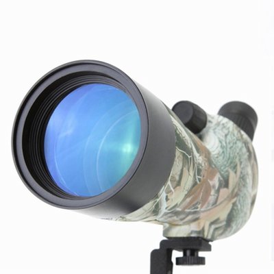 Telescope Camo Tripod Angled 20 - 60x60 Spotting Scope , Field Angle 2.1 - 1.1 Degree