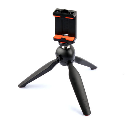 Black Smartphone Photography Accessories  Universal Lightweight Plastic Tripod