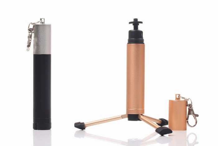 Durable Telescopic Stand Tripod For Self Portrait , Smartphone Camera Accessories