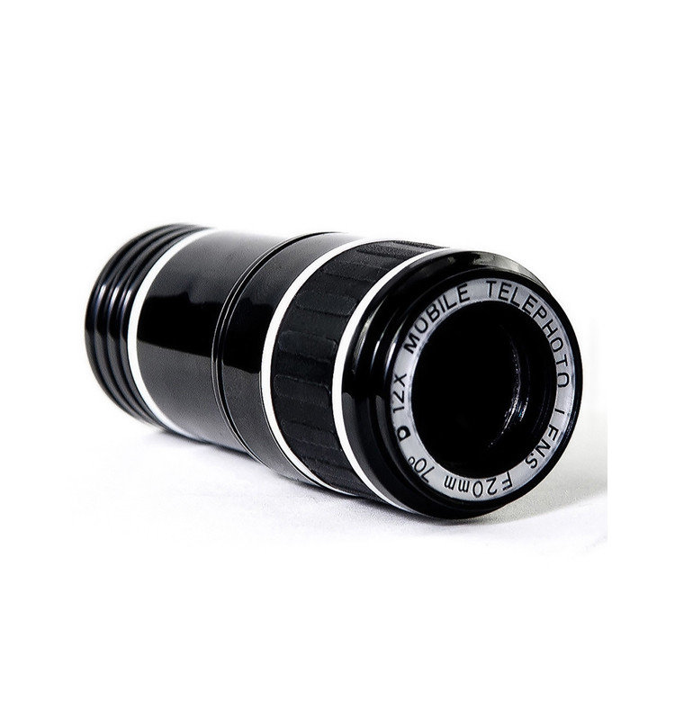 Black and white Smartphone Telephoto Lens , Angle View 70 Degree