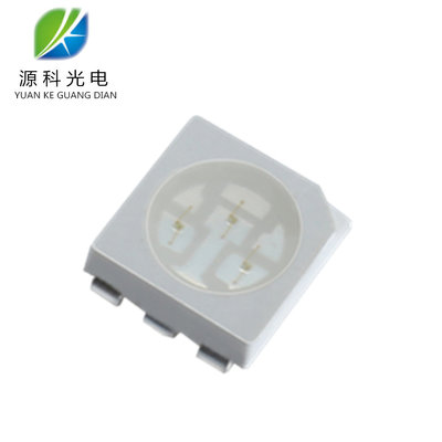 0.2 W Green Smd 5050 Led Chips 15 - 20 LM Luminous Flux Long Life Span