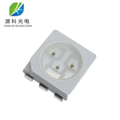 PLCC 6 Top View 5050 Red Led , 6 Pin 5050 Led Chip For Led Car Taillight