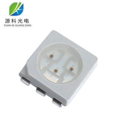 Epistar / SANAN 5050 Smd Led Chips Yellow Color LM80 ROHS Certification