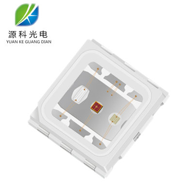 Middle Power Tri Color Smd Led Diode 0.6W / 0.5W For Colorful Downlight