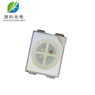Common Cathode Tri Color Rgb Led Chip PLCC4 Epistar Sanan Chip For PCB Light