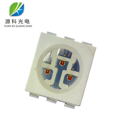 El diodo montado superficie Smd 5050 llevó el microprocesador 650 nanómetro 660 nanómetro de los microprocesadores Plcc-6 Epileds