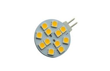 China DC12V 12pcs SMD5050 G4 LED Bulb 2W GY6.35 For Meeting Rooms supplier