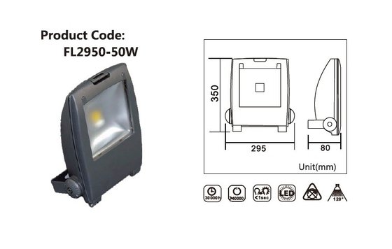 Ip65 Outdoor Led Flood Lamps / Photocell Led Flood Light Waterproof supplier