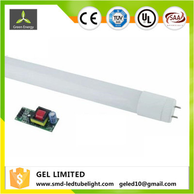 2000lm 22 Watt Plastical Clad Aluminum T8 LED Tube Light with safety material 1500mm For Project supplier