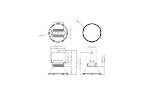 super bright High Bay LED Lighting 75watt with CE / RoHS , aluminum supplier