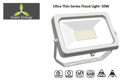 50watt Ultra Thin 48mm Outdoor LED Flood Light for Hotel Wall Washer supplier