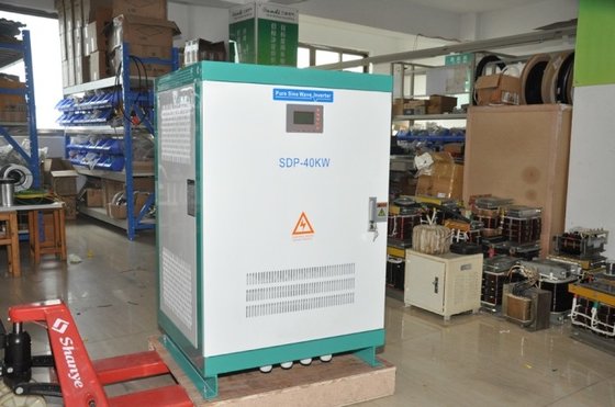 No Pollution Three Phase Off Grid Inverter , 40KW 3 Phase Pure Sine Wave Inverter supplier