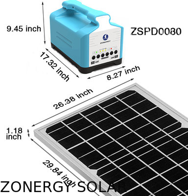 2021 Portable 80w 100 watt Solar Panel Power Generate Charger Power Bank Light Bulb Battery Systems Powerbank