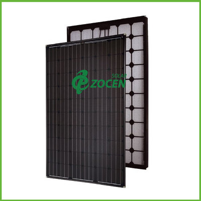 Shading 36v / 36v 220w Black Solar PV Panels Mono Crystal Solar Panels