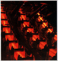 Horizontal Water Cooling Continuous Casting Machine , R6M / 3 Strands