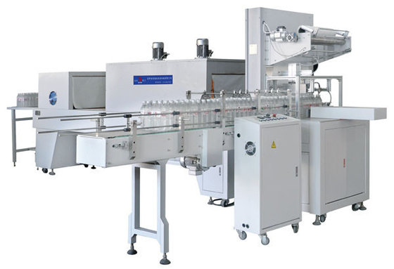 Beverage Automatic Bottle Packing Machine With Shrinkable PE Film 10 - 15pcs/min