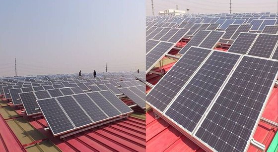 High Output Hybrid Solar Power System , Hybrid Solar Panel Systems 30KW