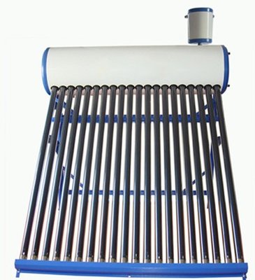 Home 18 Tubes 150L Compact Pre-heating Low Pressure Solar Water Heater