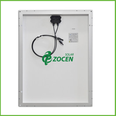 Small Power PV Custom Solar Panels 60w With 3.2mm Temperature Glass