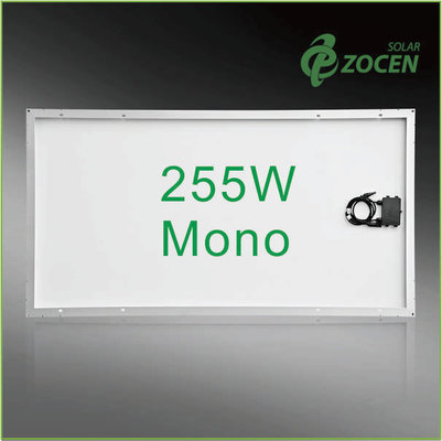 25 Years Wanrranty , Shading Tolerance , 255W Monocrystalline Solar Panels