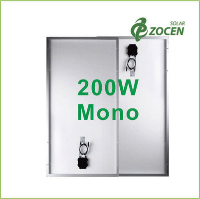 200 Watt Anti - Aging EVA Monocrystalline Solar Panels For Rooftop / Camping