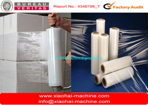 High Efficient Plastic PE Stretch Film Blowing Machine , Cling Film Casting Machines