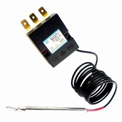 Electric Adjustable Cooling Fan Temperature Switch Thermostat 240V For Water Heater