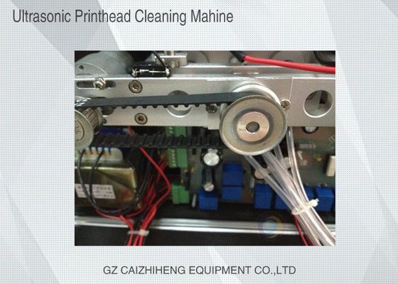 Flush Liquid Ultrasonic Printhead Cleaning Machine , Black Heated Ultrasonic Cleaner