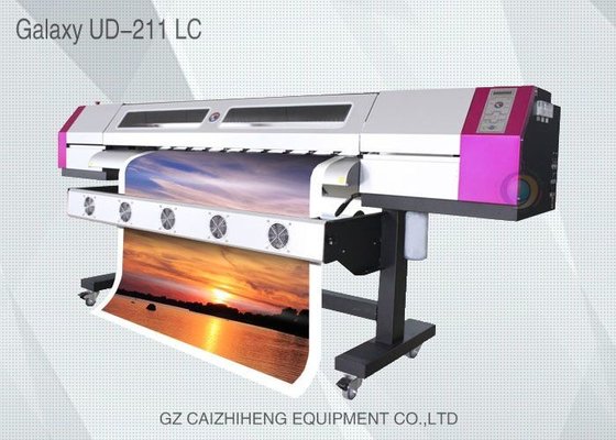 Automatic Inkjet Eco Solvent Printers 2100mm Galaxy UD 211LC Easy Maintenance