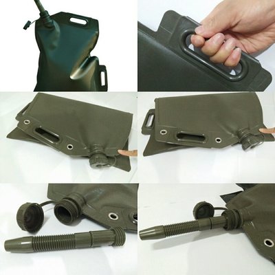 Portable soft fuel tank .KSD-011. Dull green or other color