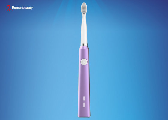 Purple Battery Electric Toothbrush Waterproof