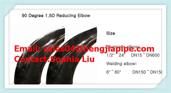 90deg 1.5D reducing elbow